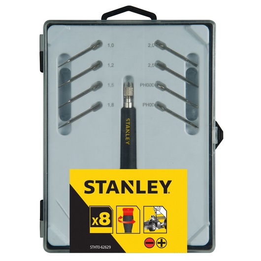 STANLEY® Precision Screwdrivers Multi-Blade Set of 8 pc. | STANLEY